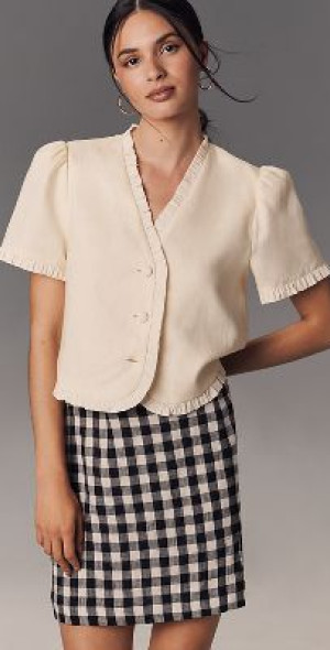 Reformation - Bess Linen Top