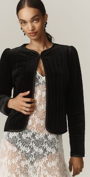 Sanctuary - Quilted Velvet Lady Jacket