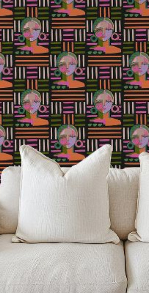 Sunday Social Club - with Brittany Atkinson Grasscloth Wallpaper