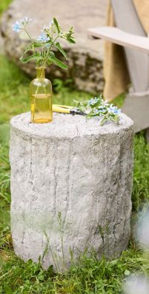 Terrain - Faux Bois Stool, Round