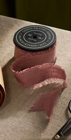 Terrain - Frayed Edge Linen Ribbon