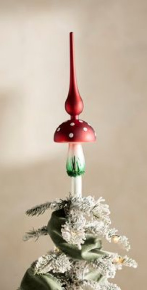 Terrain - Glass Mushroom Tree Topper