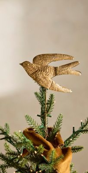 Terrain - Golden Bird Tree Topper