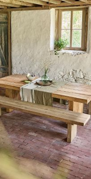 Terrain - Horizon Teak Dining Table