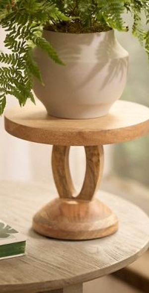 Terrain - Natural Wood Plant Stand, Loop