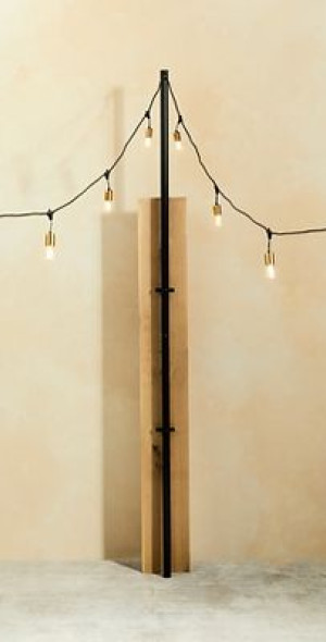 Terrain - Outdoor Light Strand Pole with Brackets