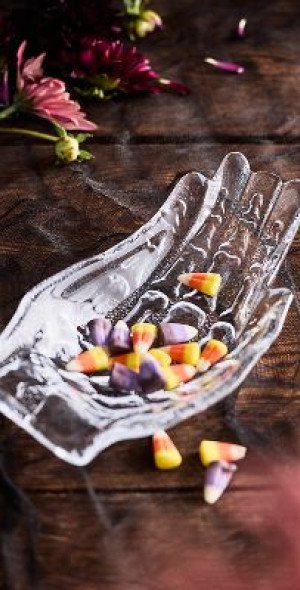 Terrain - Skeleton Hand Glass Bowl