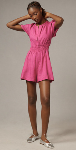 The Somerset Collection by Anthropologie - The Somerset Romper: Linen ...