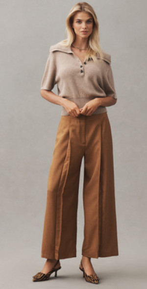Theory - Deep Pleat Pleated Pants