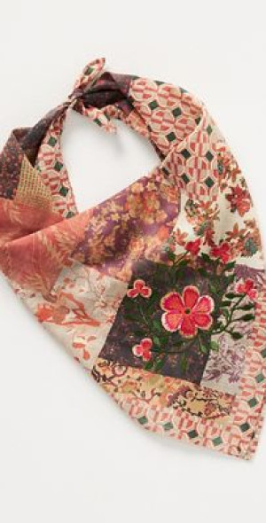 Vismaya - Embroidered Patch Scarf