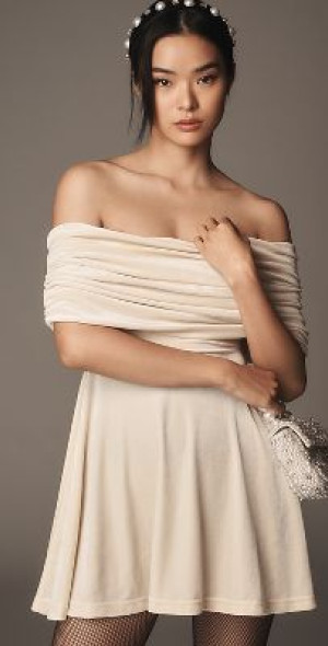 WeWoreWhat - Off-The-Shoulder Mini Dress