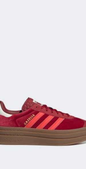 adidas Originals - Gazelle Bold sneakers in red and white