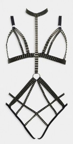 Ann Summers - Cleopatra intricate detail ouvert neck harness and thong ...