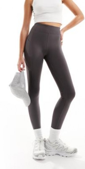ASOS - 4505 Icon bum sculpt gym legging in charcoal-Gray