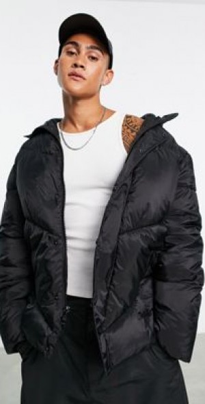 ASOS - 4505 oversized puffer jacket in black