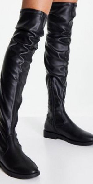 ASOS DESIGN - Kalani over the knee boots in black