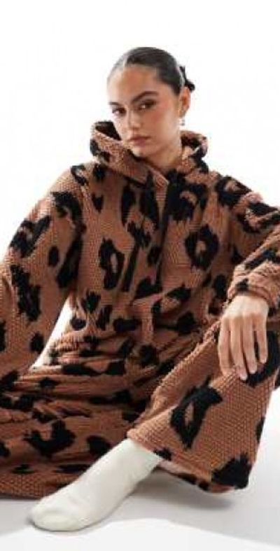leopard clothing set