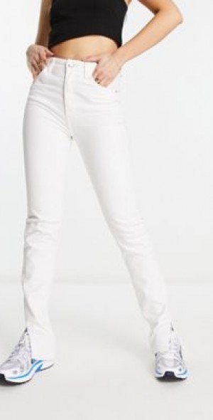 Bershka - bootcut jeans in white