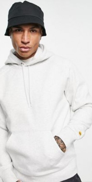 Carhartt WIP - Chase hoodie in grey-Gray Carhartt WIP - Chase hoodie in grey-Gray