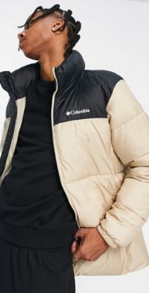 Columbia - Puffect II puffer jacket in stone-Neutral