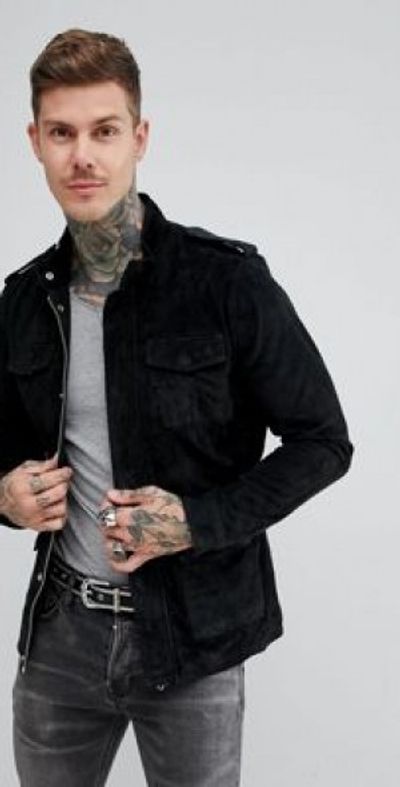 Goosecraft - belem field jacket in dark navy