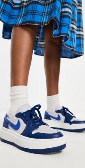 Jordan - Nike Air 1 Elevate Low sneakers in blue and white-Black