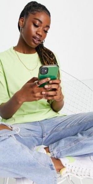 Monki - oversized t-shirt in green