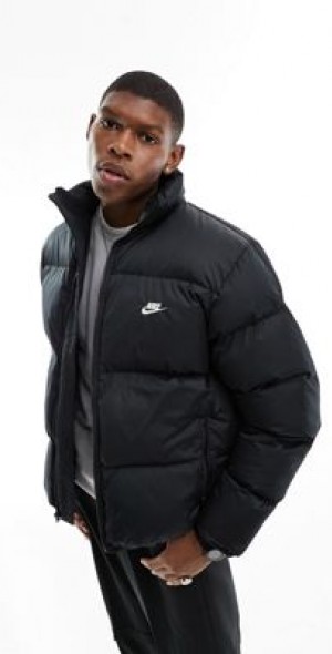 Nike - Club puffer jacket in black