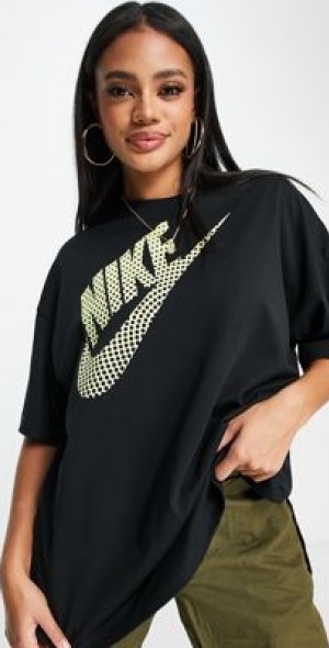 Nike - logo graphic print T-shirt in black