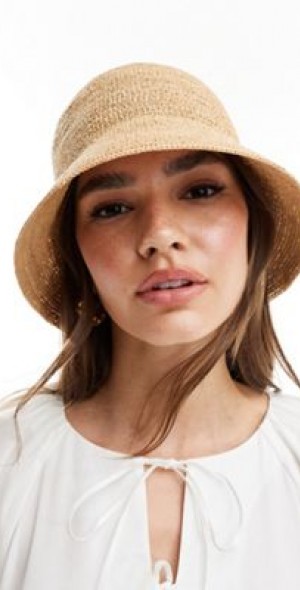 Other Stories - & straw bucket hat in natural-Neutral