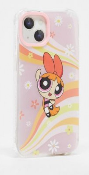 Skinnydip - X Powerpuff Girls phone case in Blossom-Pink