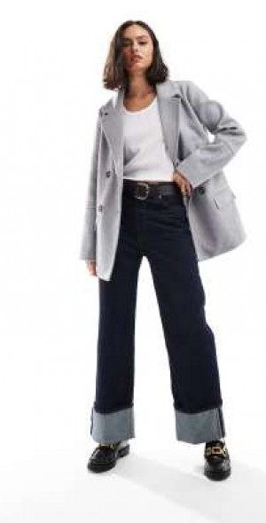 Threadbare - heavyweight blazer in gray