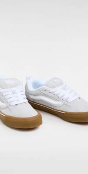 Vans - Knu Skool suede sneakers in light gray