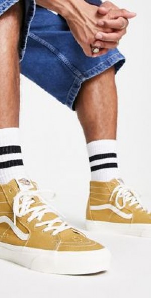 Vans - SK8-Hi tapered sneakers in mustard-Yellow