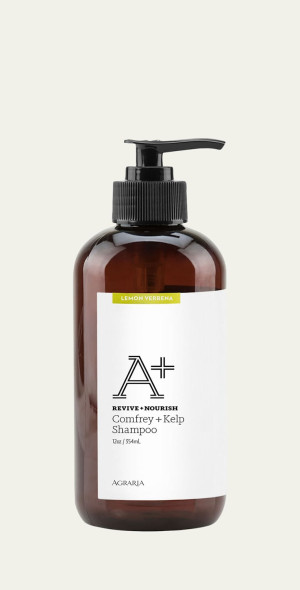 Agraria - Lemon Verbena A+ Comfrey + Kelp Shampoo, 12 oz./ 354 mL