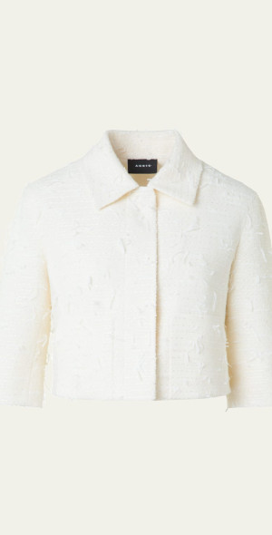 Akris - Winslow Boucle Sequined Short Jacket