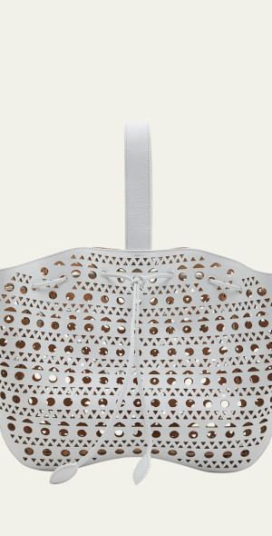 ALAIA - Rose Marie 28 Grommet Leather Shoulder Bag