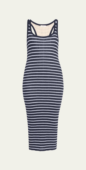 A.L.C. - Iris Stripe Knit Midi Dress
