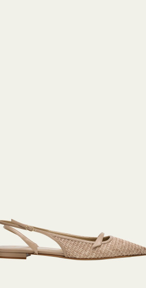 Alexandre Birman - Tita Raffia Ballerina Flats