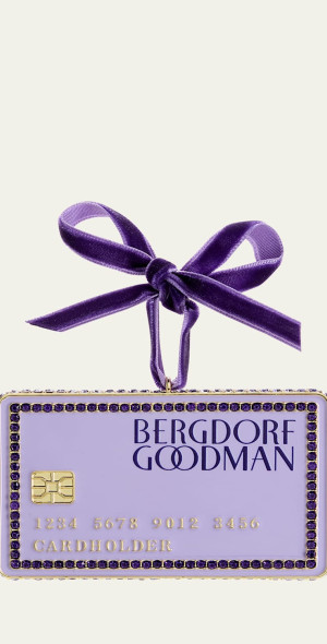 BaubleBar - BG Credit Card Christmas Ornament