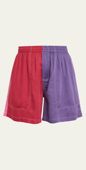 Bode - Buckaround Colorblock Shorts