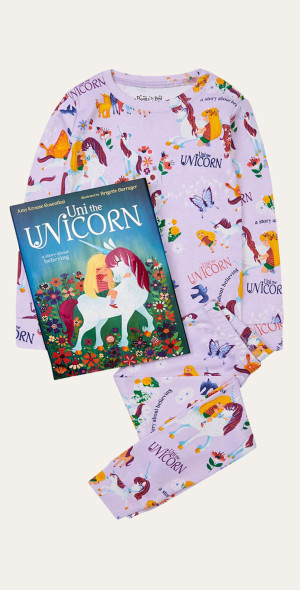 Books To Bed - Kid's Uni the Unicorn Pajama & Book Gift Set