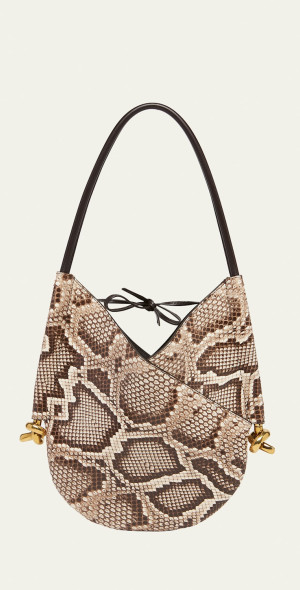 Bottega Veneta - Solstice Small Python Shoulder Bag