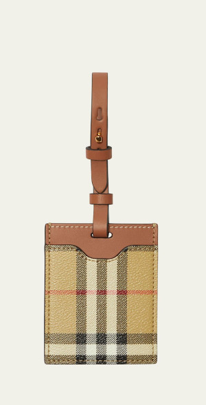 Burberry - Check Luggage Tag
