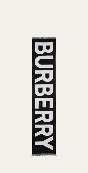 Burberry - Reversible Logo Football Scarf