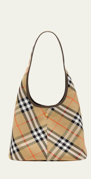 Burberry - Small Check Twill Shoulder Bag