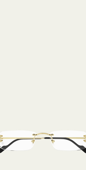 Cartier - Men's Rimless Metal Optical Glasses