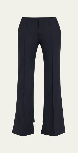 Chloe - Broken-Heel Stretch Wool Trousers