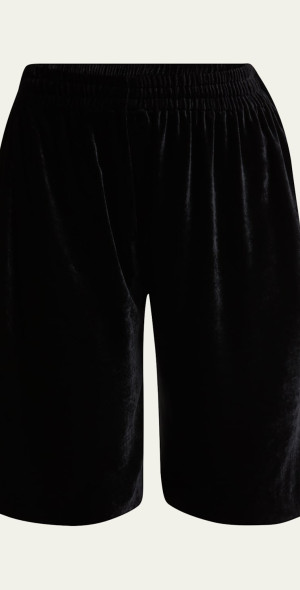 Chloe - Long Velvet Shorts