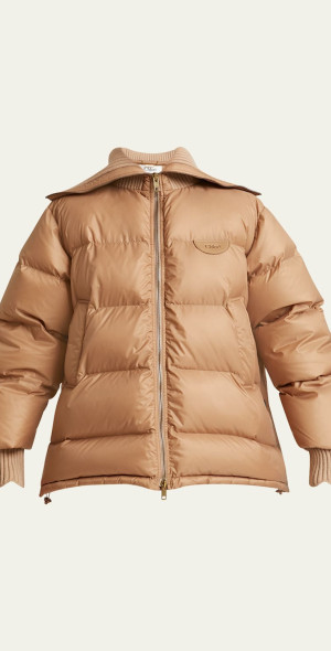 Chloe - Puffer Drawcord Coat